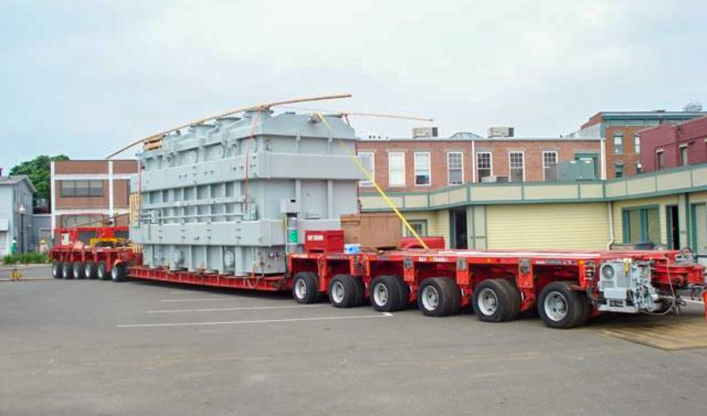 Double Drop Lowboy trailers to 55t and 82′ Length