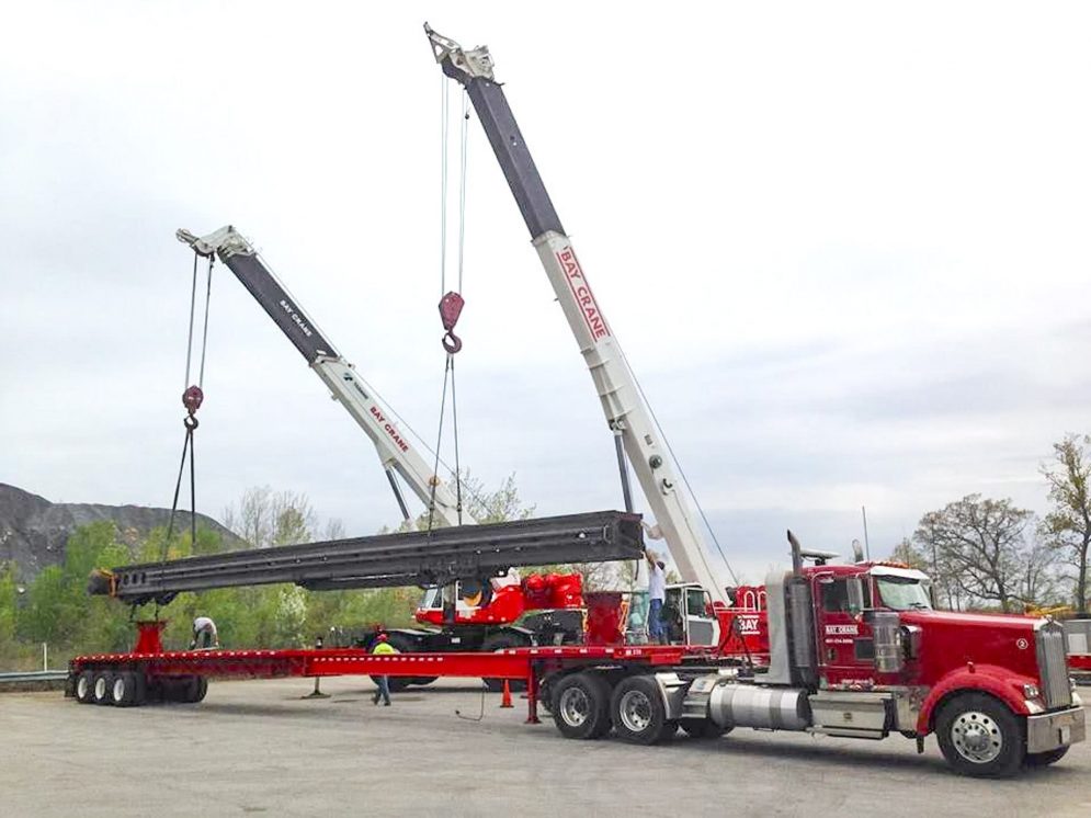 Step Deck Platform trailers to 125t and 104′ Length Double Drop Lowboy ...